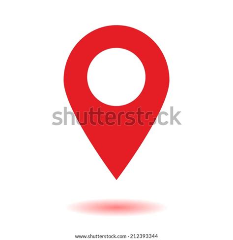 Map Pointer Icon GPS Location Symbol Flat Design Style Vektor EPS 10