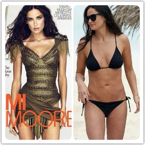Demi Moore Body Before And After
