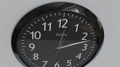 Procedural Clock For Blender D Model CGTrader