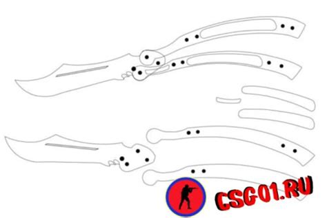 Как Нарисовать Нож Бабочку Из Стандофф 2 55 Фото