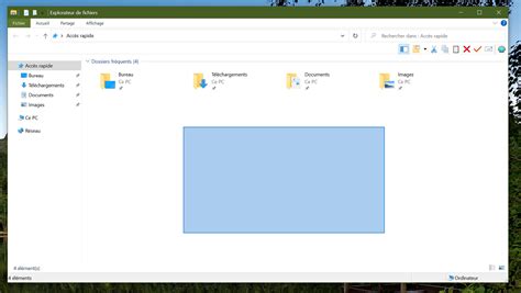 translucent selection rectangle border r windows10