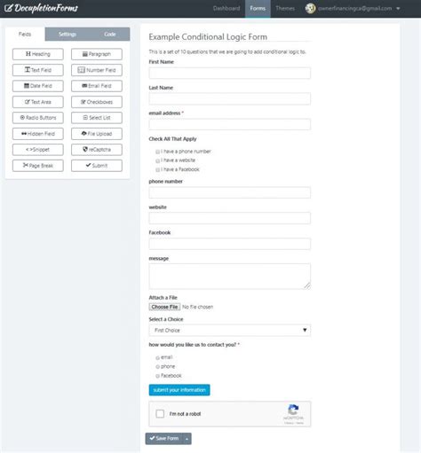 How To Set Conditional Logic Rules In A Form Docupletionformscom