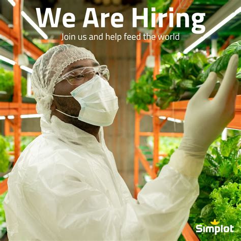 At Simplot There Are Many Opportunities To Help Feed The World With Your Special Talents Check