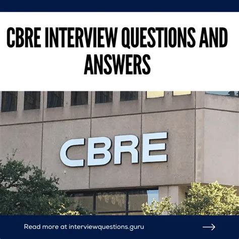 Common CBRE Interview Questions And How To Answer Them