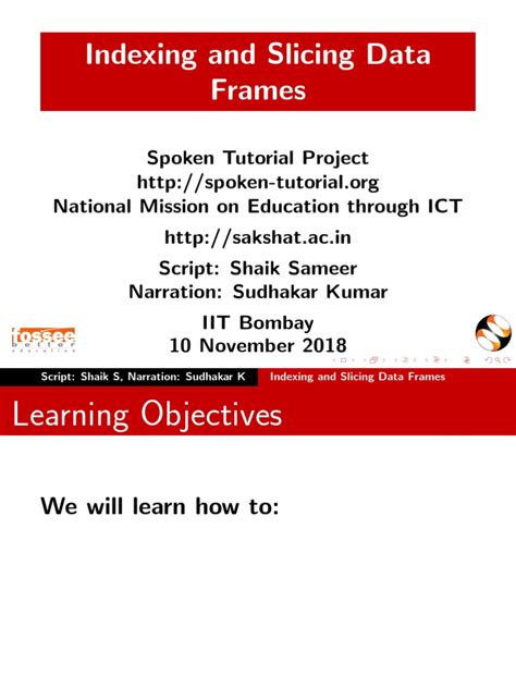 Indexing And Slicing Data Frames Pdf System Software Computer Data