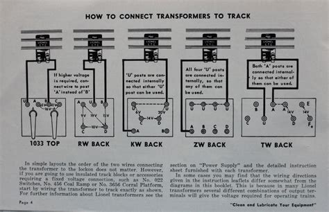 Lionel Tw Transformer Instructions Wiring Diagram