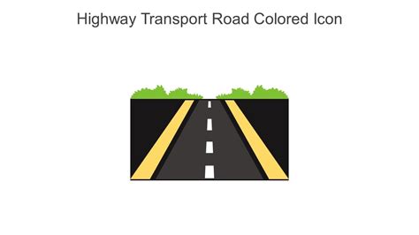 Highway Transport Road Colored Icon In Powerpoint Pptx Png And Editable Eps Format PPT Sample