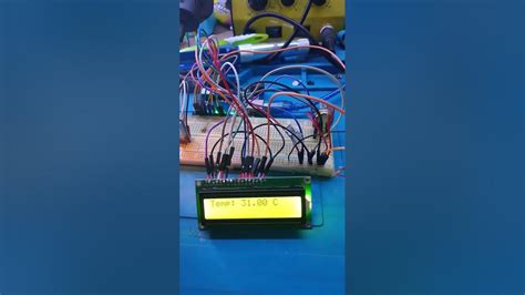 Temperature Lcd Display Temperature Sensor Arduino Youtube