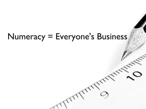 Understanding Numeracy Ppt