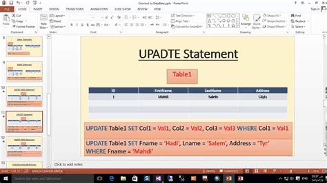 Vb Net Tutorial 5 Update Syntax Youtube