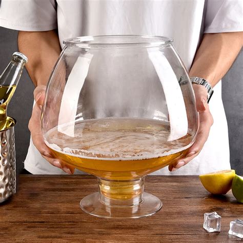 6000ml 플라스틱 초대형 와인 잔 대용량 거대한 맥주 머그잔 대형 잔 디저트 케이크 컵 크리에이티브 바 음료 용기