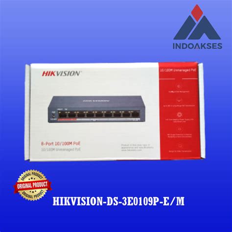 Hikvision DS E P E M B Port Fast Ethernet Unmanaged POE Switch Mbps RJ Lazada