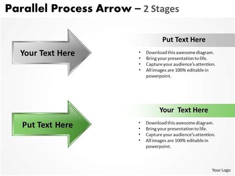 Parallel Process Arrow Stages PowerPoint Templates Designs PPT Slide Examples
