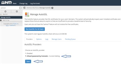 How To Enable And Manage Autossl In Whm Server Troubleshooting Tutorial And Steps To Manage Servers