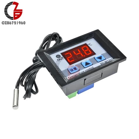 Aliexpress Buy DC V LED Digital Temperature Controller Thermostat Temperature Regulator