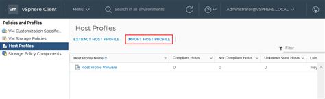 How To Use Vsphere Host Profiles