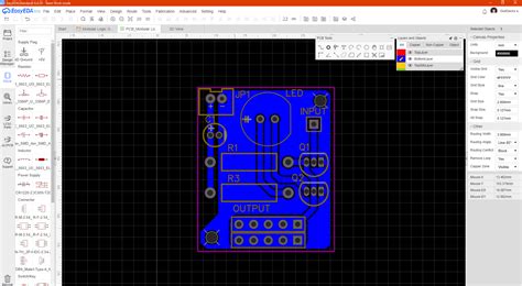 Had A Go At Designing A Pcb Its Just A Simple Not Gate For Now But Im Planning To Do All Of