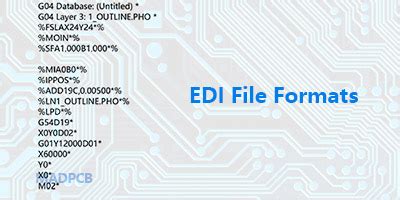 History Of EDI File Formats PCB Manufacturer MADPCB