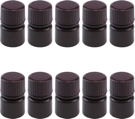 Amazon Com Oedema 10PCS Plastic Lab Chemical Reagent Bottle Brown Lab Bottles Liquid Bottles