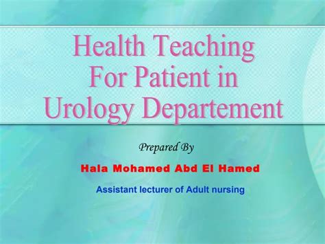 Urology Ppt Surgery Medical Health