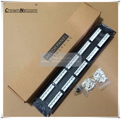 110 Type Voice Data Patch Panel 50Port Patch Panel Telephone Voice Data Patch Panels