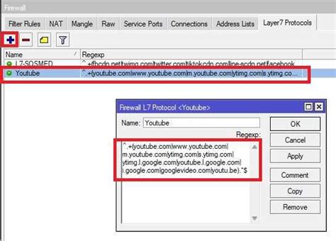 memblokir website di mikrotik dengan layer 7