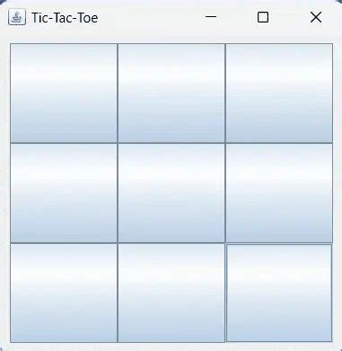 Tic Tac Toe Game Using Java Swing With Source Code Codewithcurious