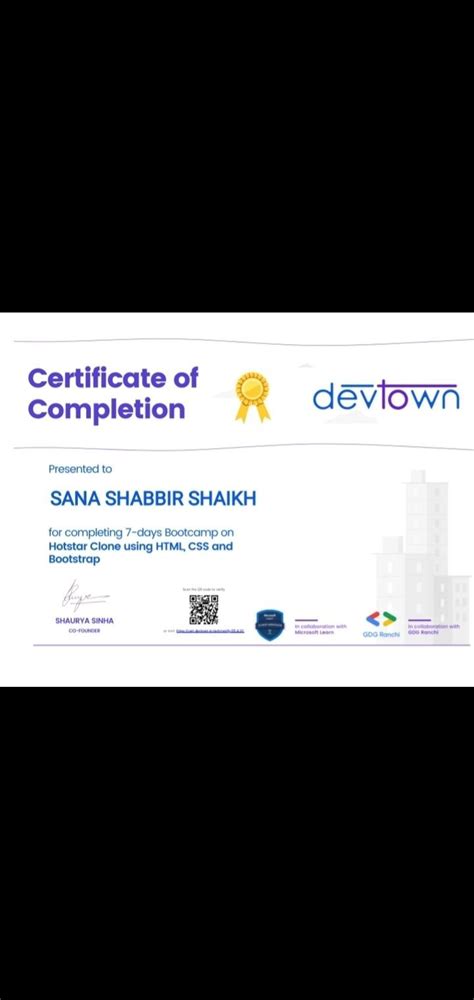Sana Shaikh On Linkedin Devtown