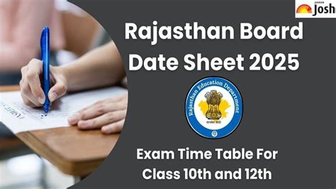 Rbse Date Sheet 2025 Out
