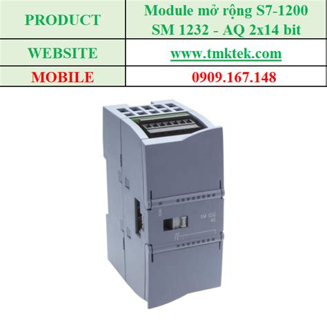 Module mở rộng Analog output SM AQ x bit