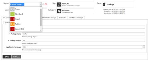 configuration status