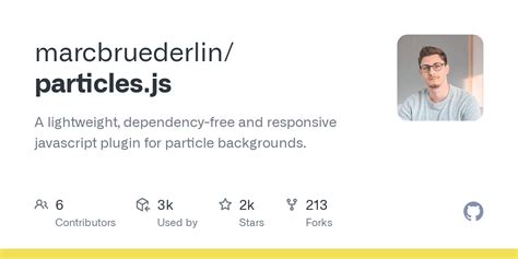 Github Marcbruederlinparticlesjs A Lightweight Dependency Free