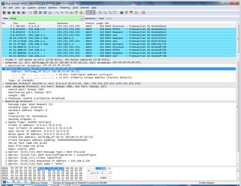 Wireshark 1 6 Wireshark Lab DHCP
