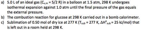 solved for each of the following scenarios use a