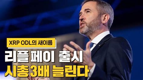 리플 비트코인 이더리움 리플 페이 출시 시총 3배 불어난다” Youtube