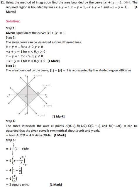 Mp Board Class 12th Maths Solutions Chapter 8 Application Of Integrals Miscellaneous Exercise