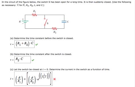 solved in the circuit of the figure below the switch s has