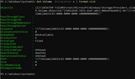 Gérer Les Disques Avec Powershell Sous Windows Get Disk Get Volume
