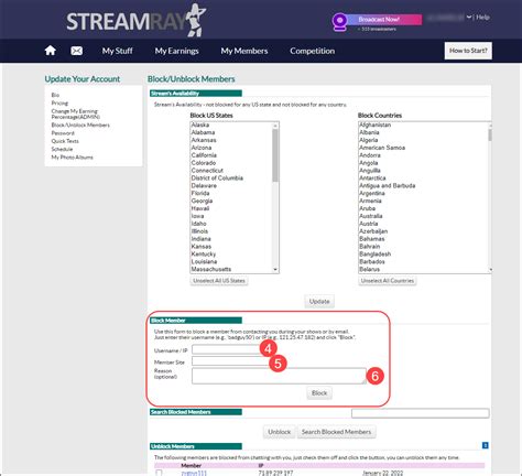 Block Unblock Members Model Help Center