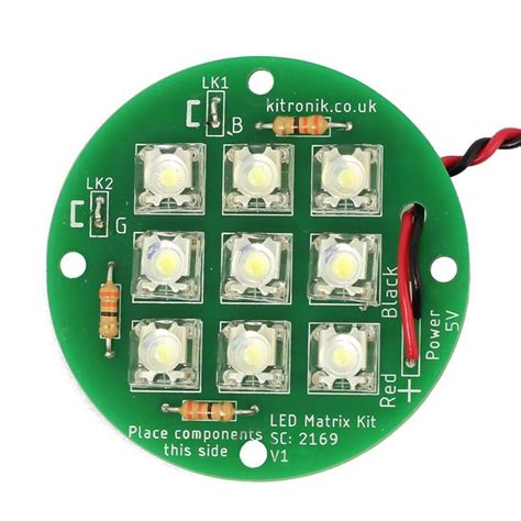 Round 5V LED Matrix Lamp Opencircuit