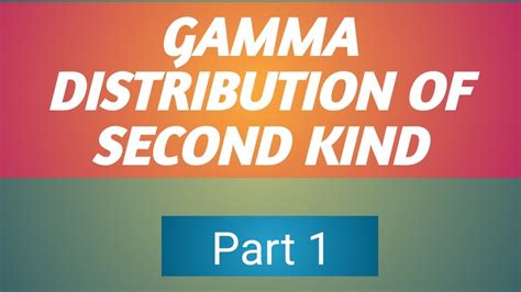 Generalized Gamma Distribution