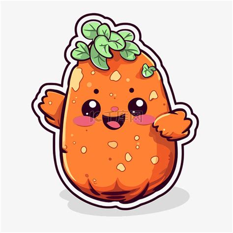 由python软件剪贴画制作的胡萝卜贴纸和插图 向量素材图片免费下载 千库网