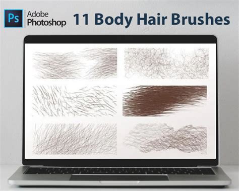 Ps Body Hair Brushes For Photoshop Cc Arm Armpit Pubic Hair Etsy