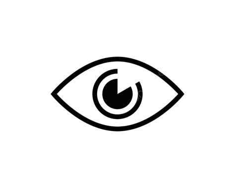 Icono De Ojo Minimalista Para Web Y Móvil Icono Ver Logotipo Vector Png