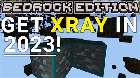 How To Get Xray On Minecraft Bedrock Edition