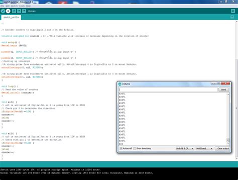 วดองศาการเคลอนท โดย Encoder