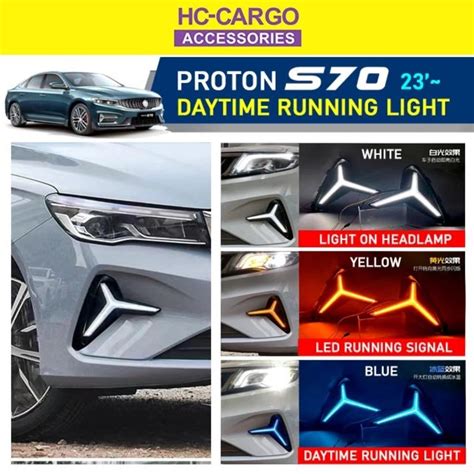 Proton S70 Drl Signal Running Daylight And Rear Bumper Running Led 2pcs Left And Right Shopee Malaysia