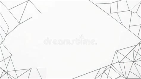 Intriguing Geometric Paper Art Dynamic Linework And Bold Colors Create A Captivating Abstract