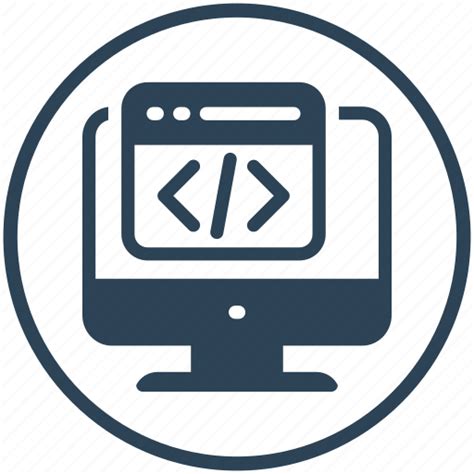 Seo Programming Coding Html Web Development Icon Download On