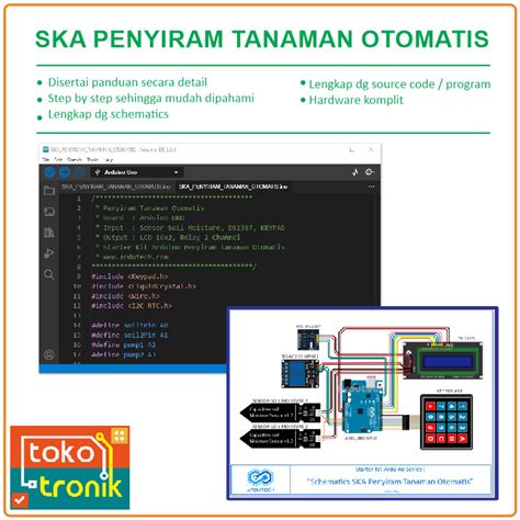 Jual Penyiram Tanaman Otomatis Dg Arduino Kit Shopee Indonesia